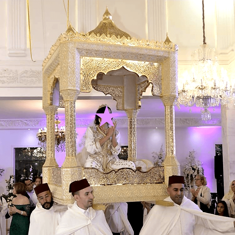Rent Moroccan Aamaria & palanquin set – Moroccan Furniture Rental
